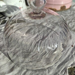 Cut Crystal Bell Cake Bell Lid for Cake or Cheese Cake Display Food ...