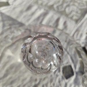 Cut Crystal Bell Cake Bell Lid for Cake or Cheese Cake Display Food ...