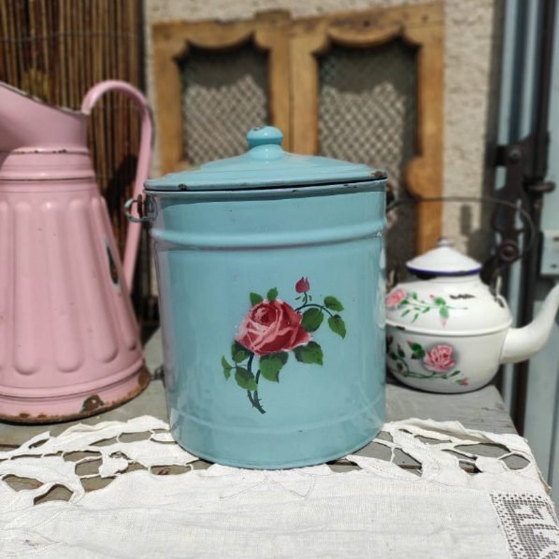 Enamel Bucket - Etsy