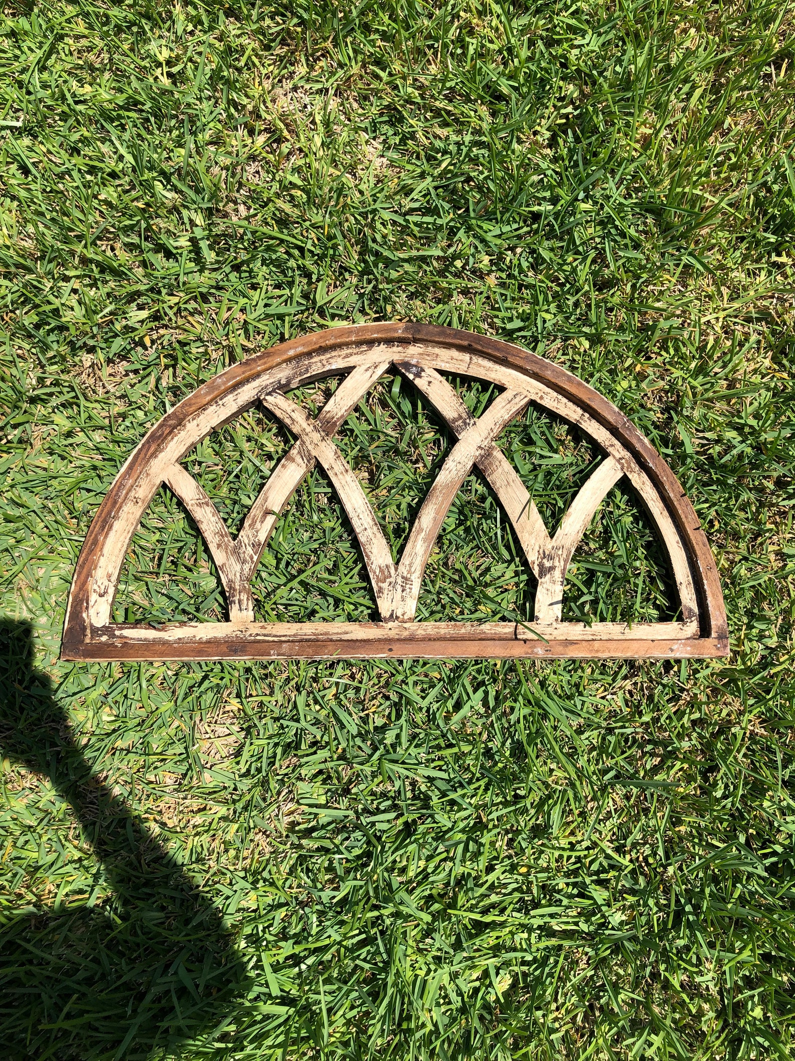 rustic-arched-cathedral-half-moon-window-frame-etsy