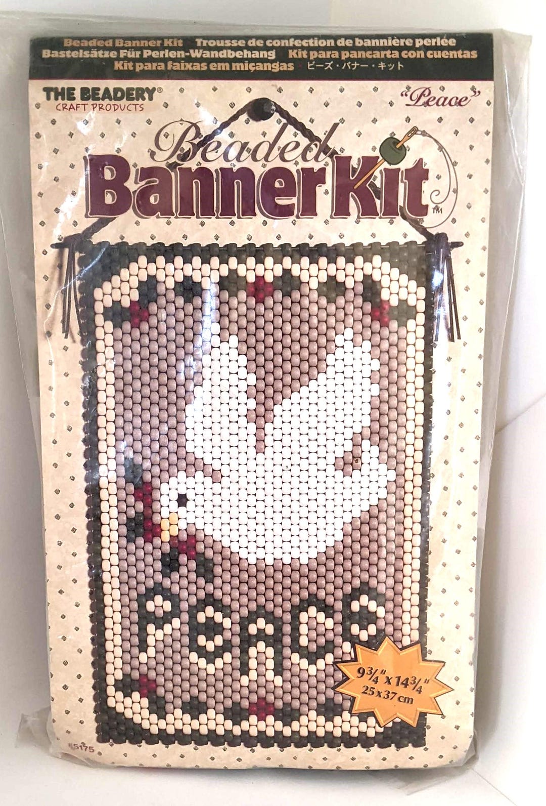 Christmas Peace Dove Beaded Banner Kit the Beadery 9.75 X 14.75 In. - Etsy