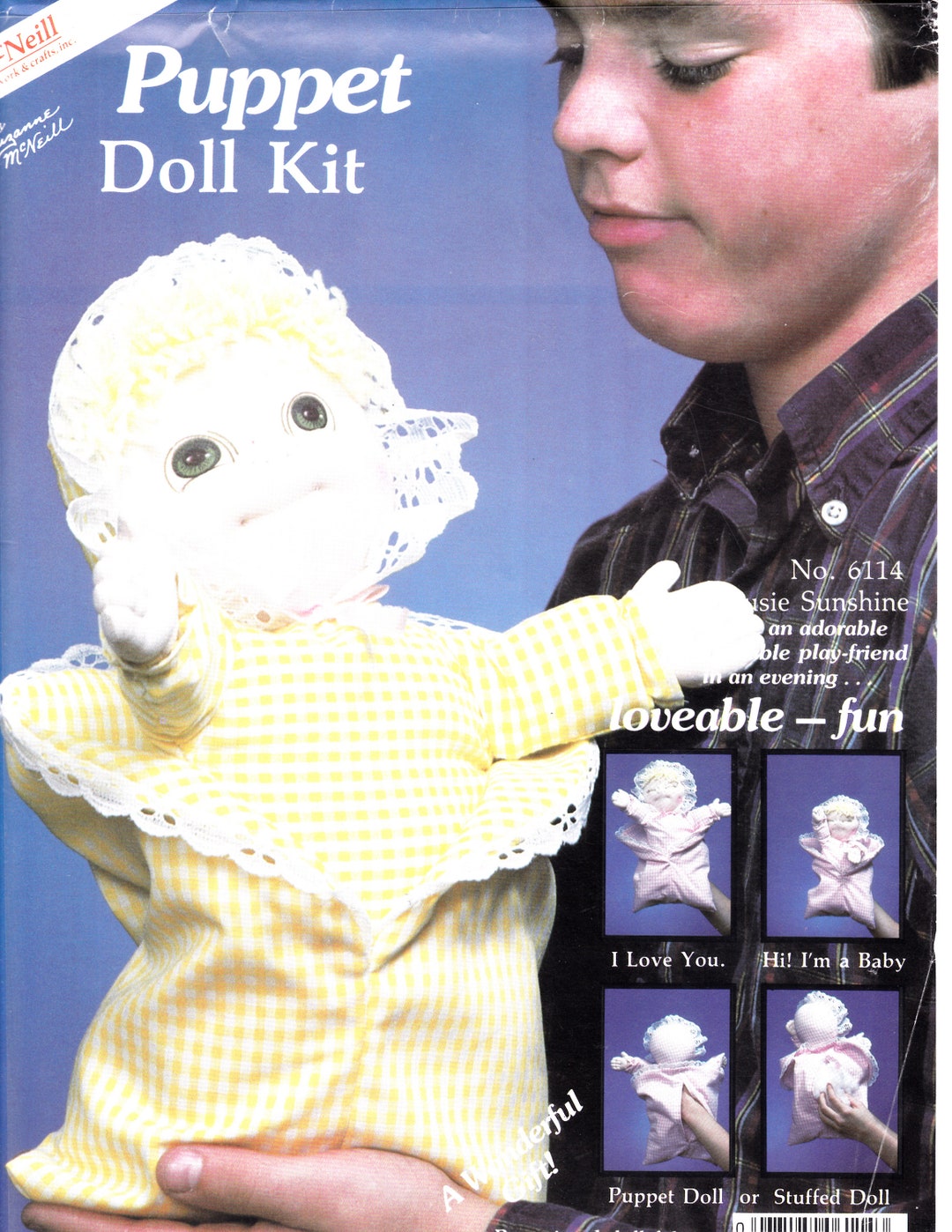 Doll Kit: Susie Sunshine 14" Puppet or Stuffed Toy - Etsy