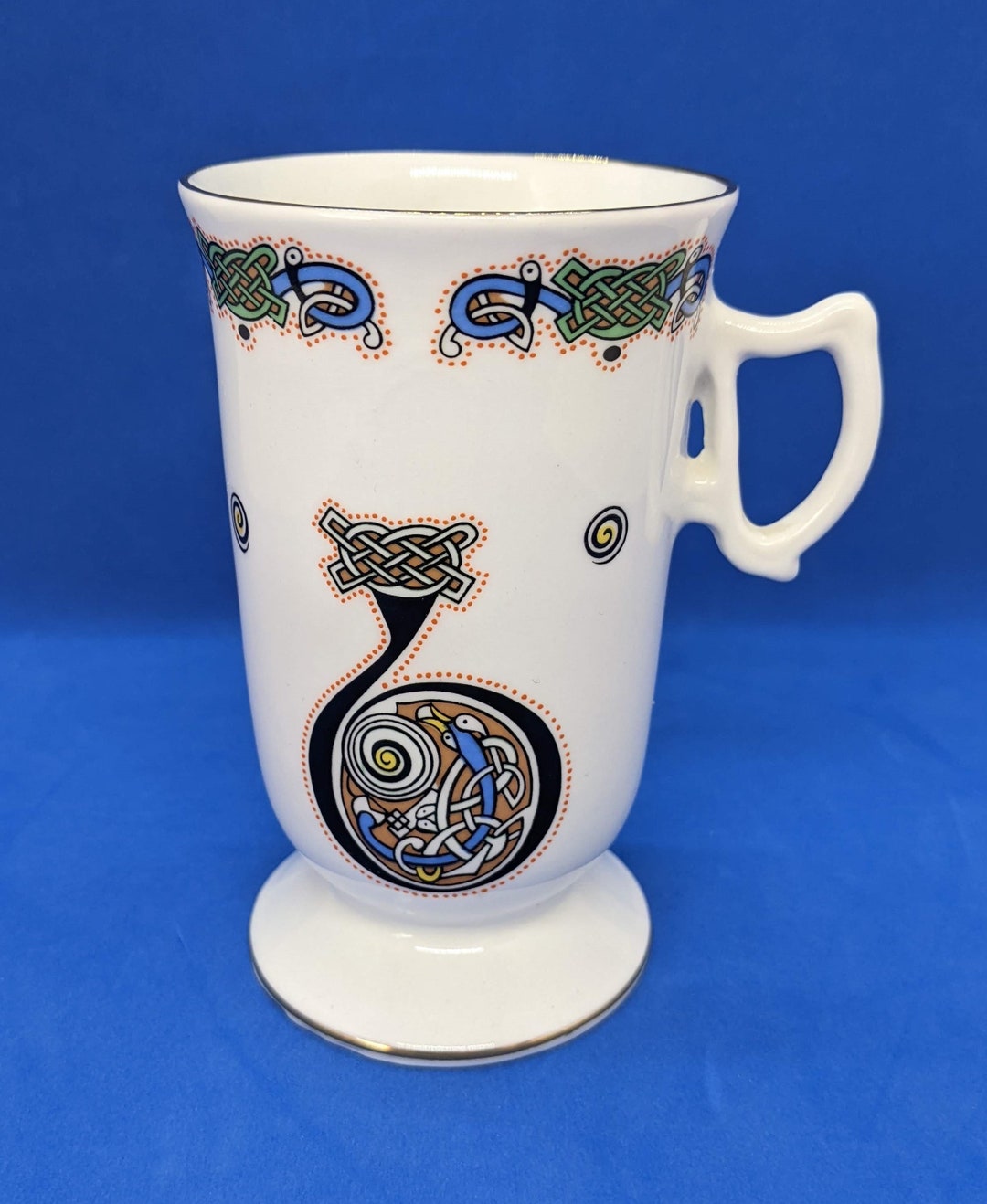 Royal Tara Letter B Cup Galway Ireland Book of Kells Fine Bone China ...