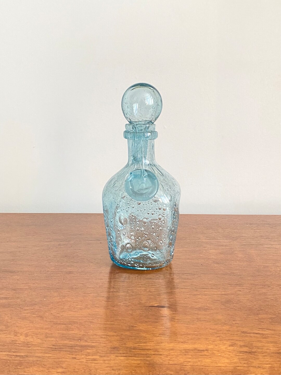 Biot Glass Decanter French Glass Hand Blown - Etsy