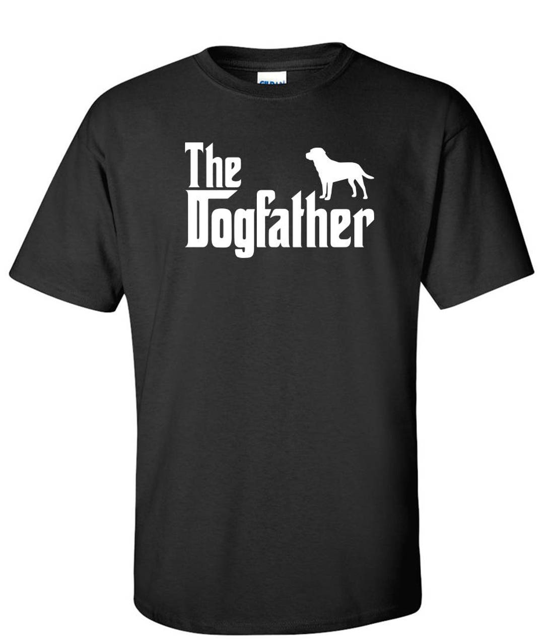 The Dogfather Labrador Dog Logo Graphic Tshirt - Etsy
