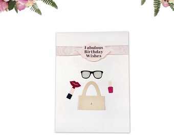 Makeup birthday card | Etsy