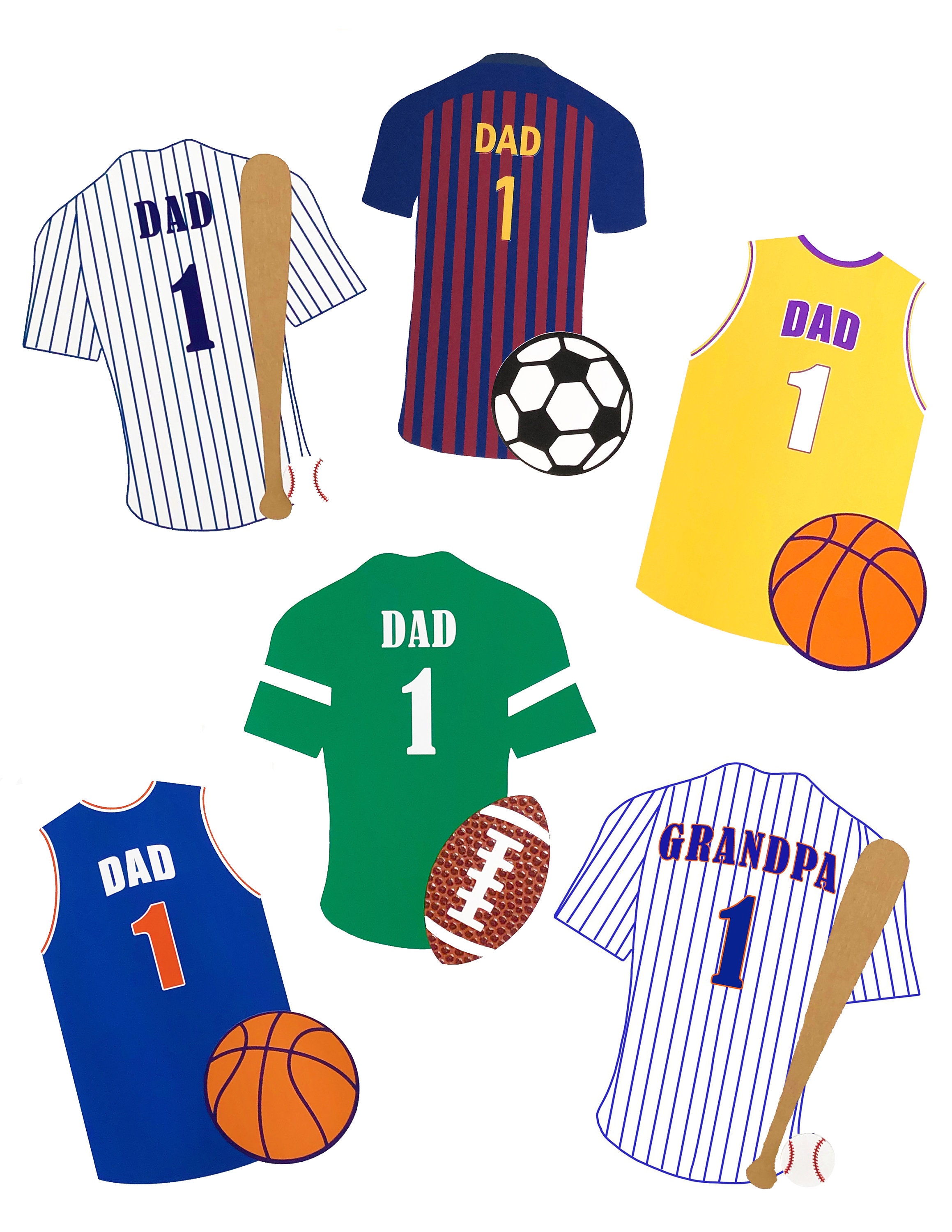 Custom Jersey Card | Sports Card | Baseball | Basketball | Soccer ...