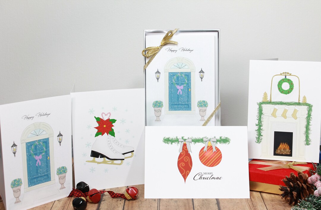Boxed Holiday Cards | Set of 8 Cards | Assorted Set | Greeting Cards ...