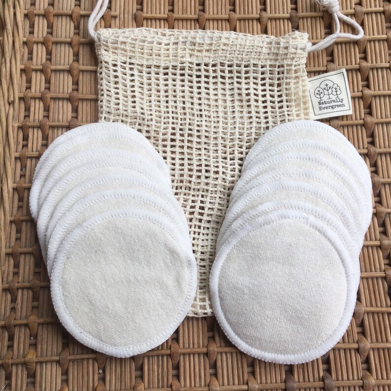 Organic Hemp Makeup Remover Rounds Face Wipes Organic Face - Etsy