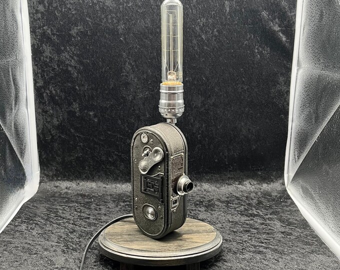 Vintage 1935 Keystone 8mm Camera Lamp on Stand - Etsy