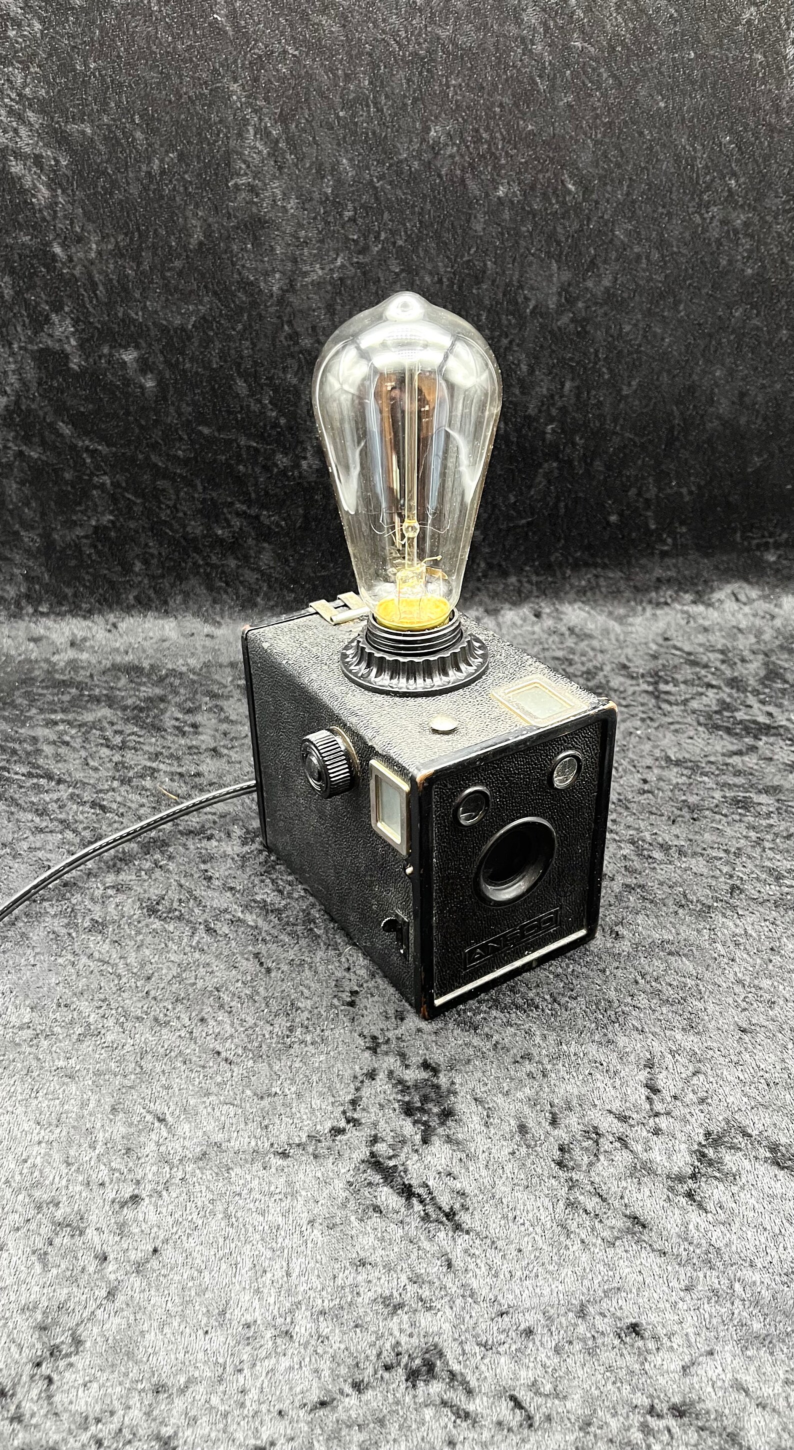 Vintage 1930s Ansco Box Camera With Classic Edison Bulb - Etsy