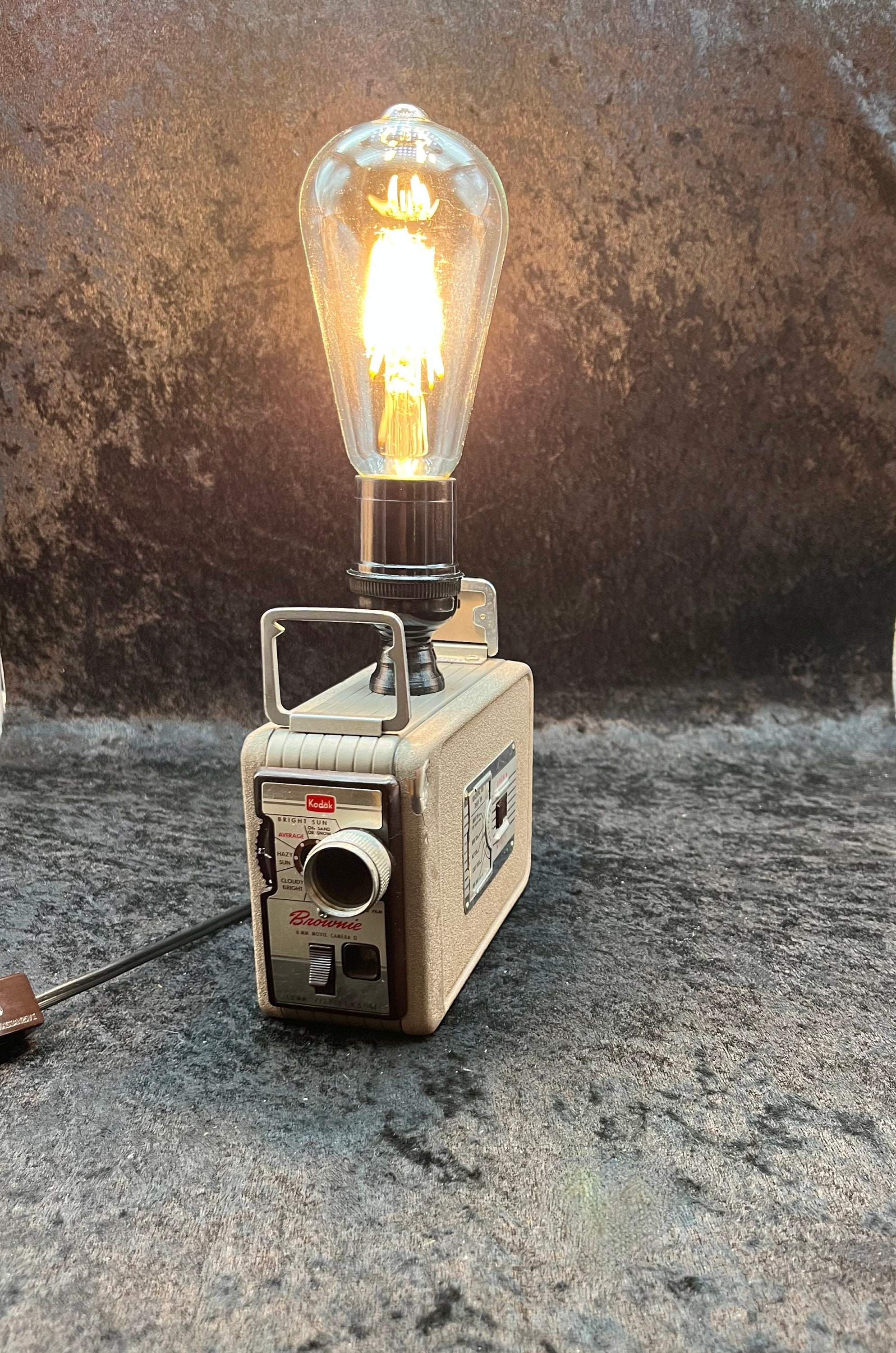 Light Bulb Movie Camera