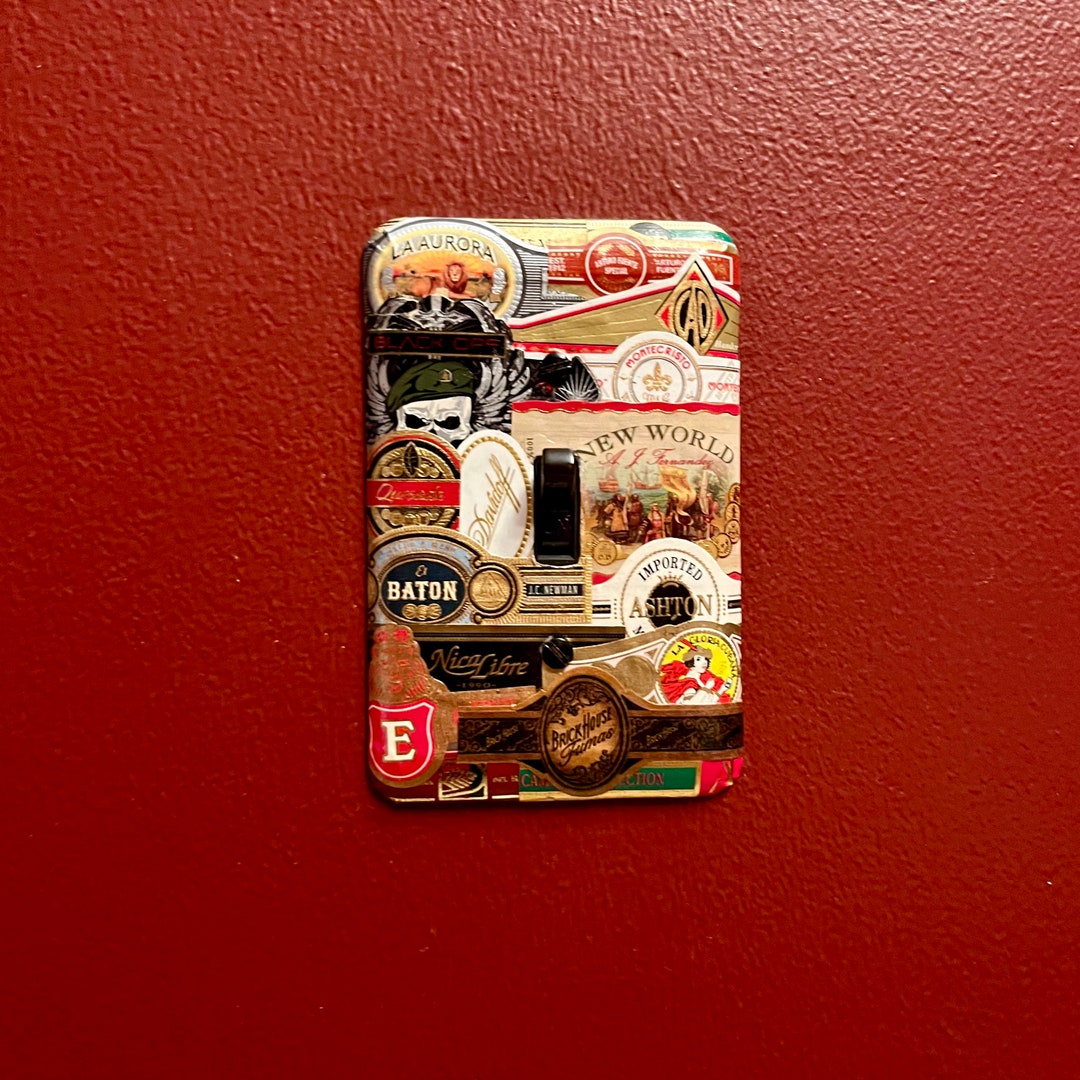 Cigar Band Art Light Switch Cover SC*-5 - Etsy