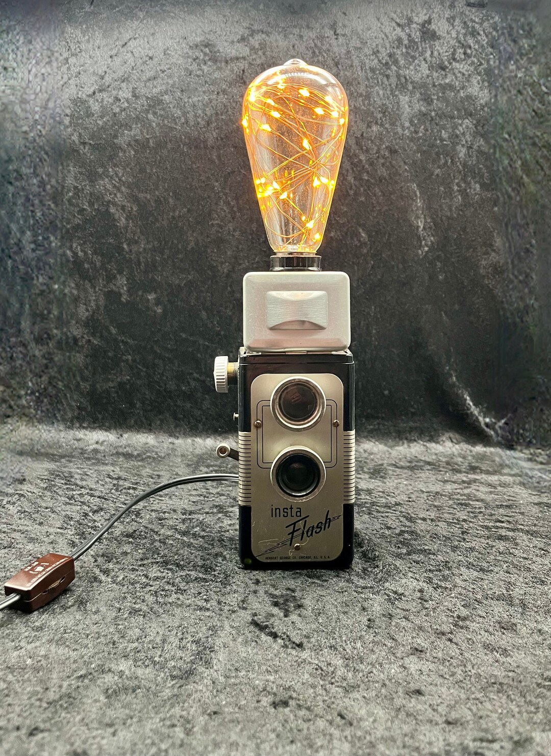 Vintage 1950s Insta Flash Camera Lamp With Fairy Bulb - Etsy