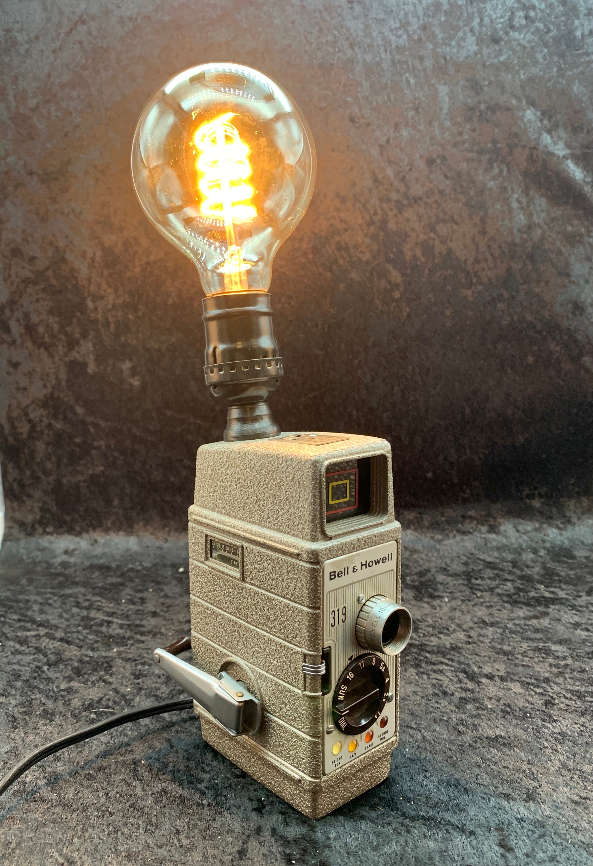 Vintage 1953 Bell & Howell 8mm Movie Camera Lamp With Round - Etsy