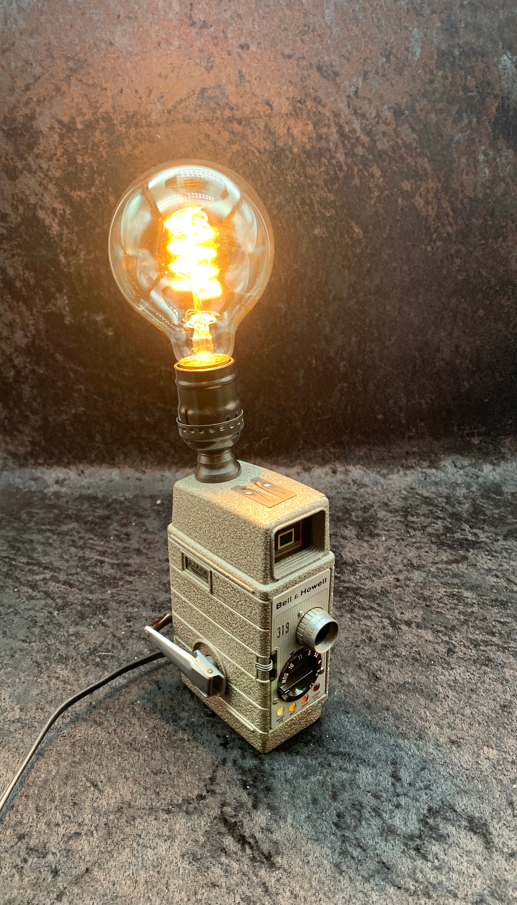 Vintage 1953 Bell & Howell 8mm Movie Camera Lamp With Round - Etsy