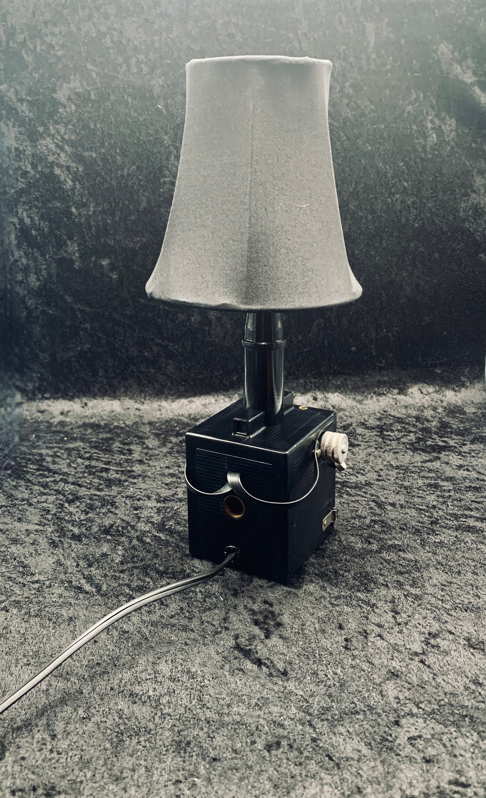 Vintage 1951 Bakelite Camera Lamp With Black Satin Shade | Etsy Vintage 1951 Bakelite Camera Lamp With Black Satin Shade | Etsy