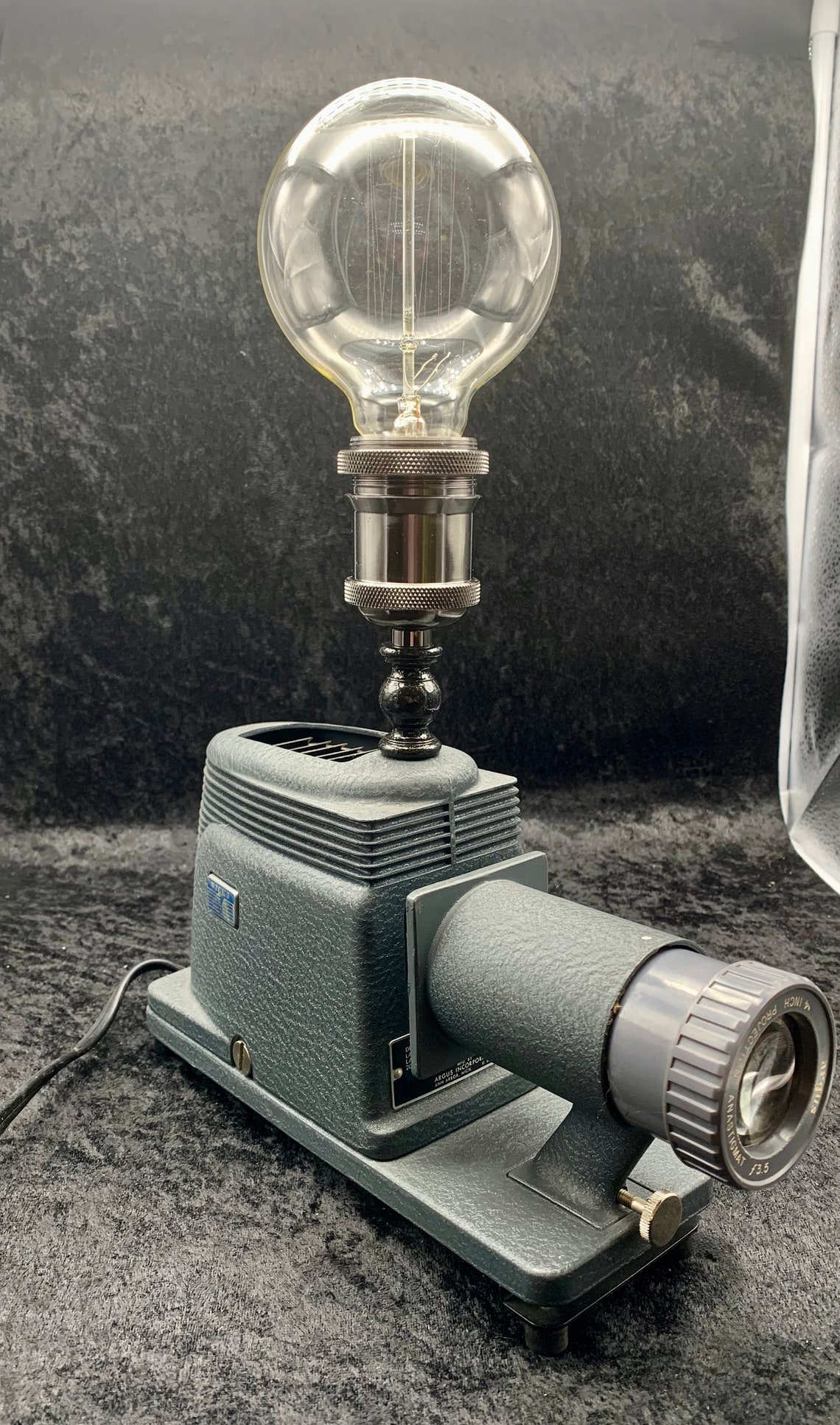 Vintage Argus Projector Camera Lamp With Large Edison Bulb - Etsy