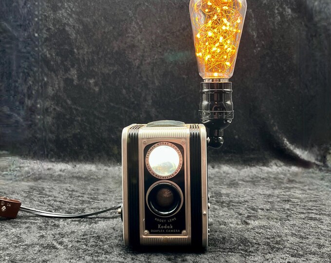 Vintage 1947 Kodak Camera Lamp With Fairy Bulb - Etsy