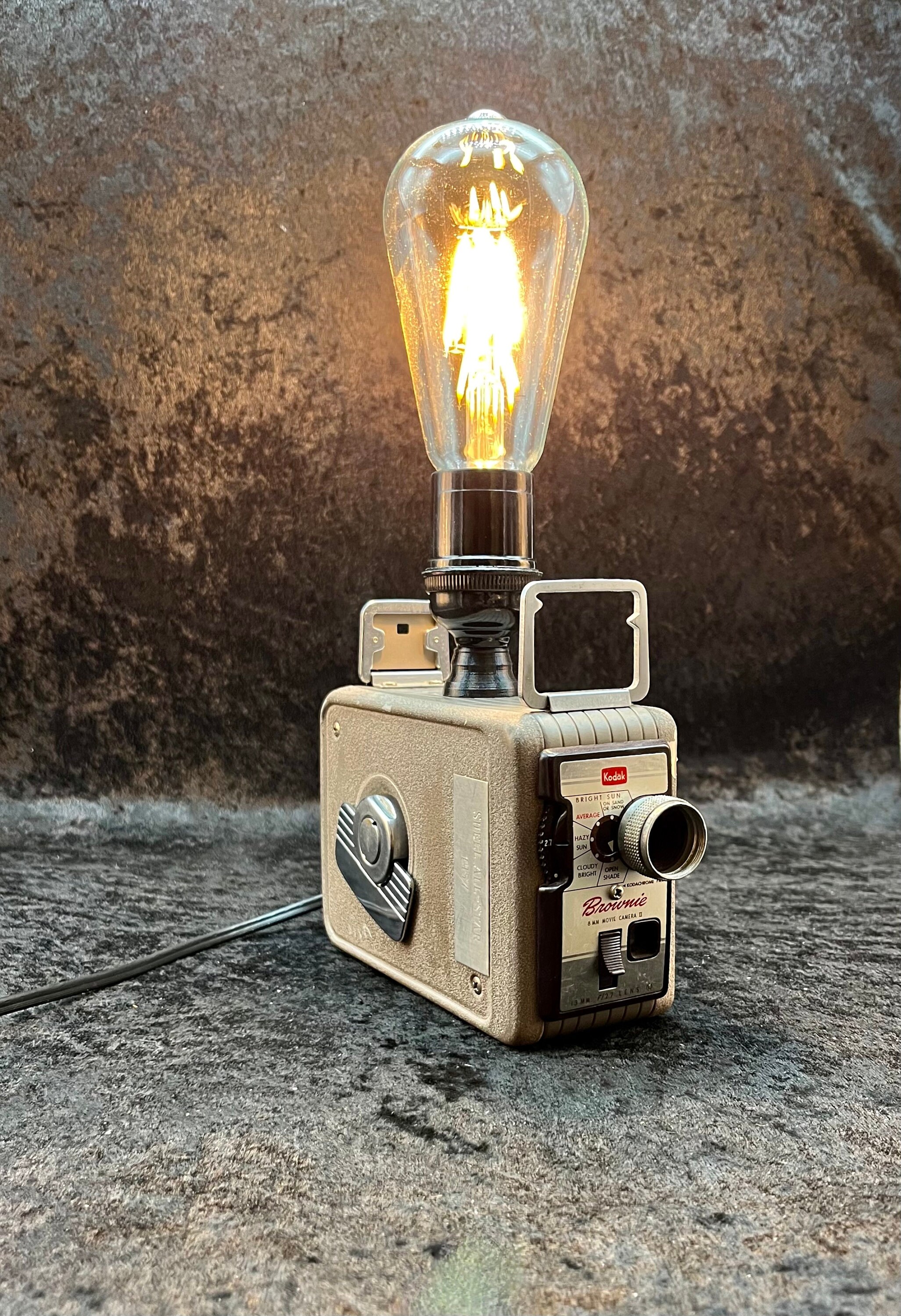 Light Bulb Movie Camera