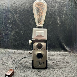 Vintage 1950s Insta Flash Camera Lamp With Fairy Bulb - Etsy
