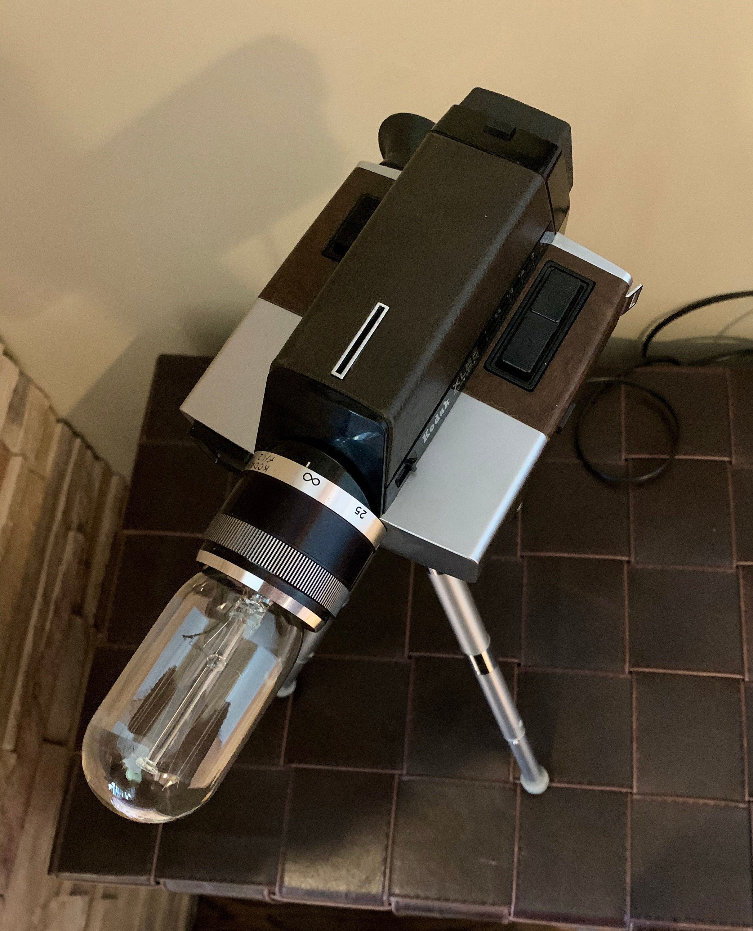 Vintage Kodak Super 8 Camera Lamp with Tripod | Etsy
