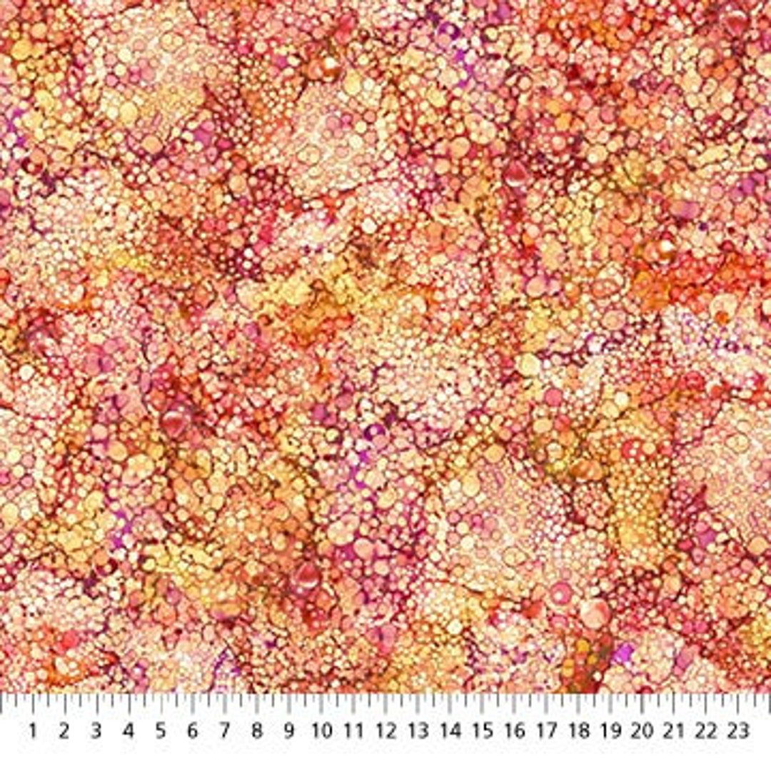 Blender Bliss Pink Bubble Fabric Northcott - Etsy