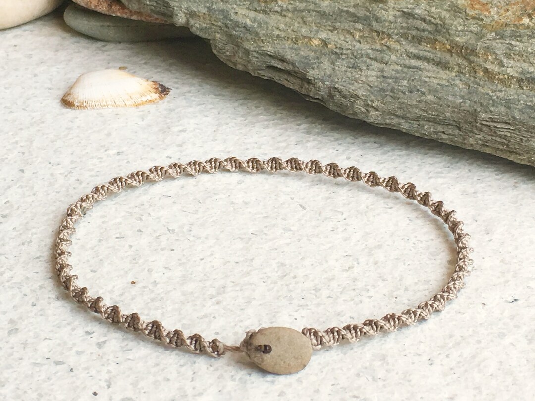 Surfer Anklets, Anklets for Men, Macrame Anklet, Mens Ankle Bracelet ...