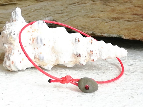 Red string of fate Kabbalah string Thin thread bracelet | Etsy