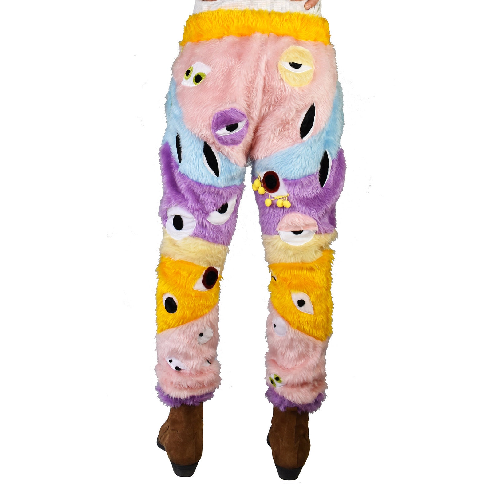 Chillin With All Eyes Blazin Furry Eye Trousers - Etsy