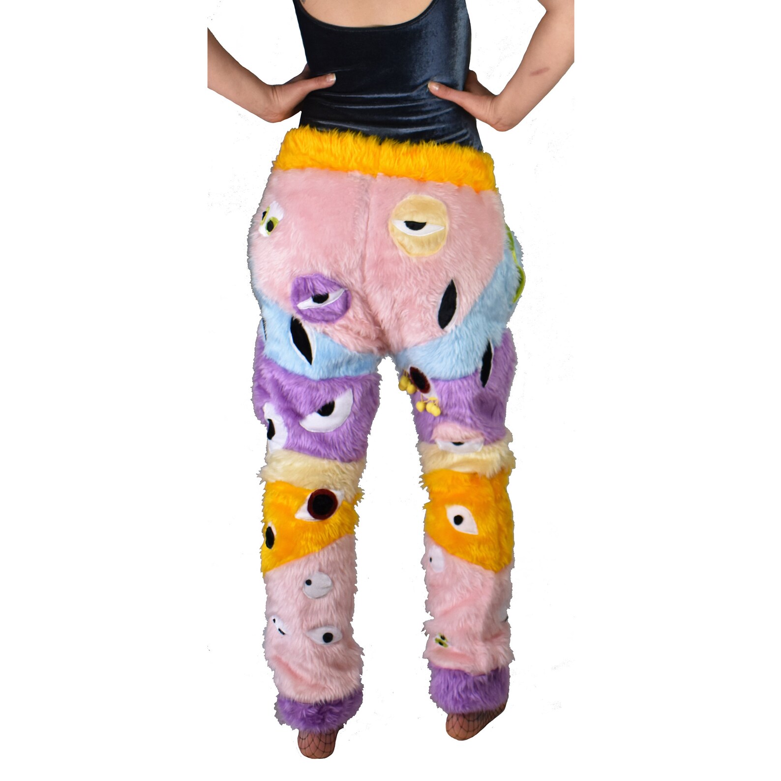 Chillin With All Eyes Blazin Furry Eye Trousers - Etsy