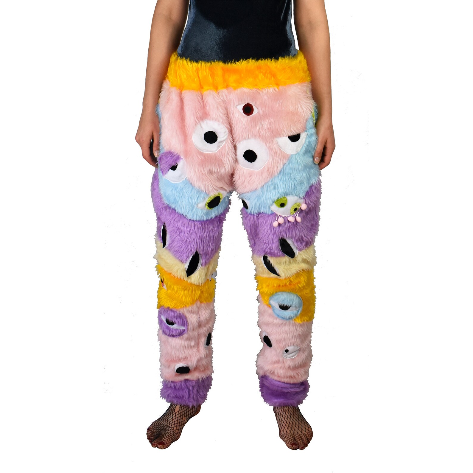 Chillin With All Eyes Blazin Furry Eye Trousers - Etsy