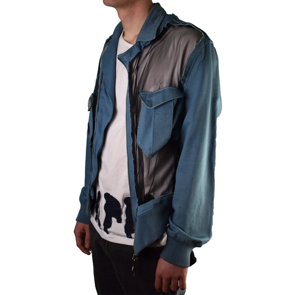 Revamped Negative Space Bomber Jacket - Etsy