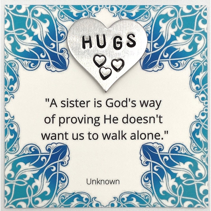 Hand Stamped Sister - Etsy