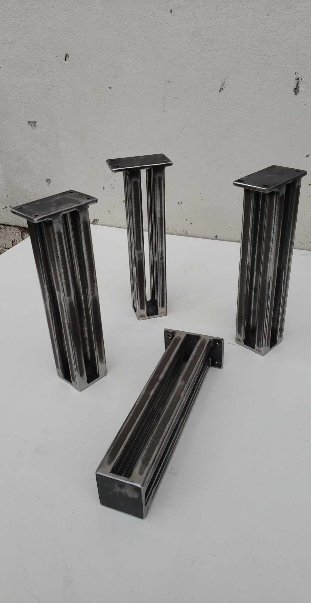 Steel Metal Table Legs Handmade Rustic Industrial Modern Very Strong - Etsy
