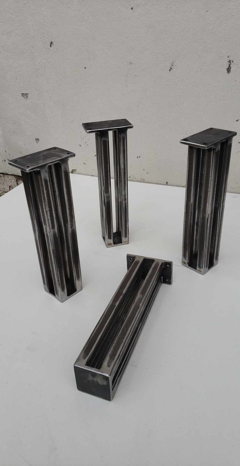 Steel Metal Table Legs Handmade Rustic Industrial Modern Very Strong - Etsy
