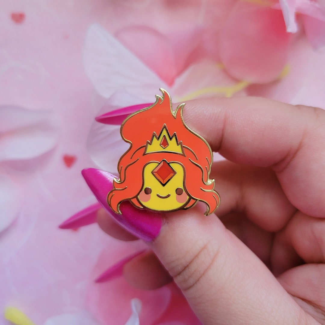 Flame Princess Enamel Pin - Etsy