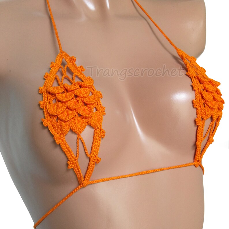 Extreme Micro Bikini Top Crochet Bikini Top Sexy Teardrop Etsy My Xxx