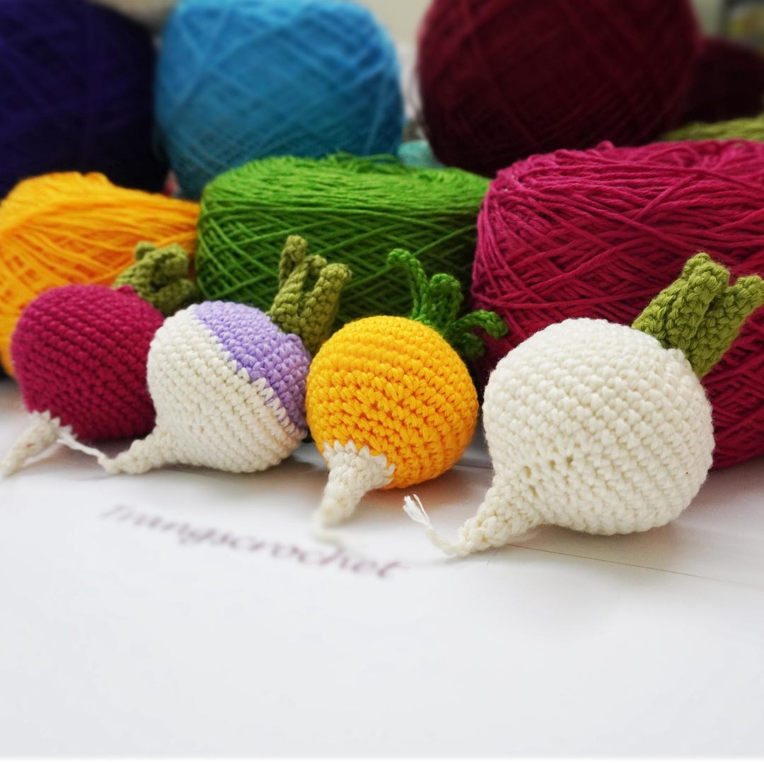 Crochet Radish Pattern – PDF Digital Download | Amigurumi Radish ...