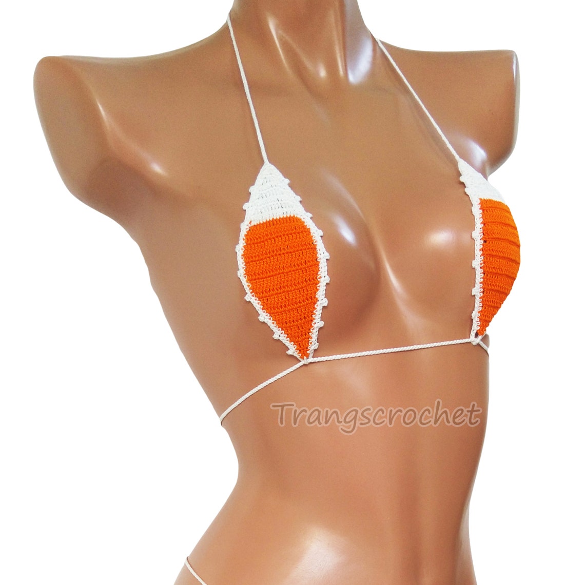 Extreme Micro Bikini Top Crochet Bikini Top Sexy Teardrop Bikini Top