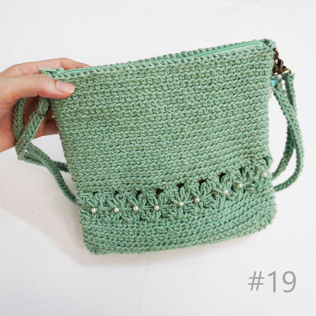 Crochet Mini Bag Handmade Crochet Crossbody Bag Includes Free Custom ...