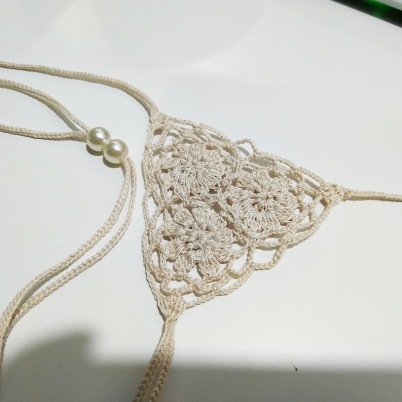 Crochet Extreme Micro G String Bikini Ocean Color Tiny Bikini Etsy The Best Porn Website