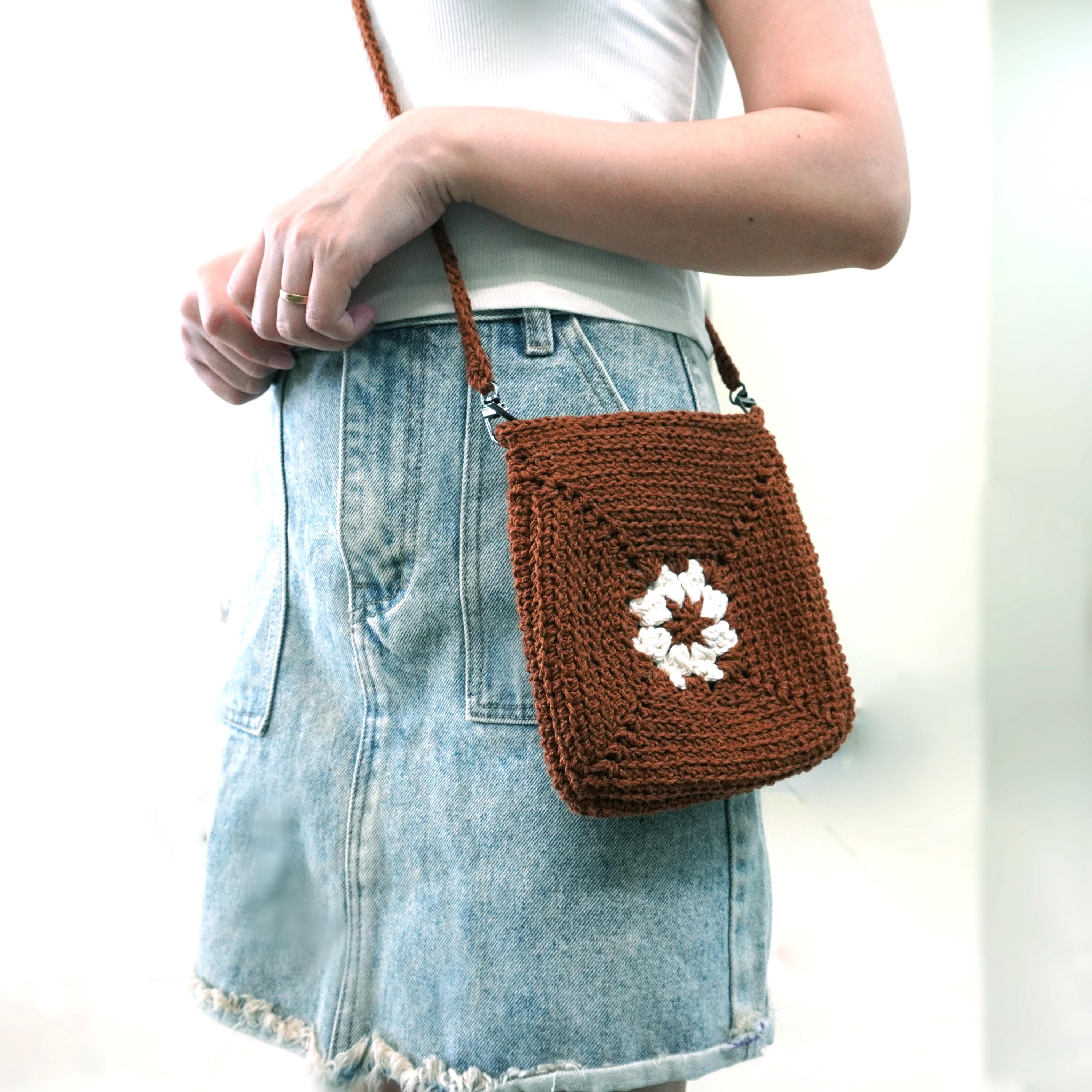 Phone Bag Crossbody - Crochet Mini Bag - Crossbody Bags for Women ...
