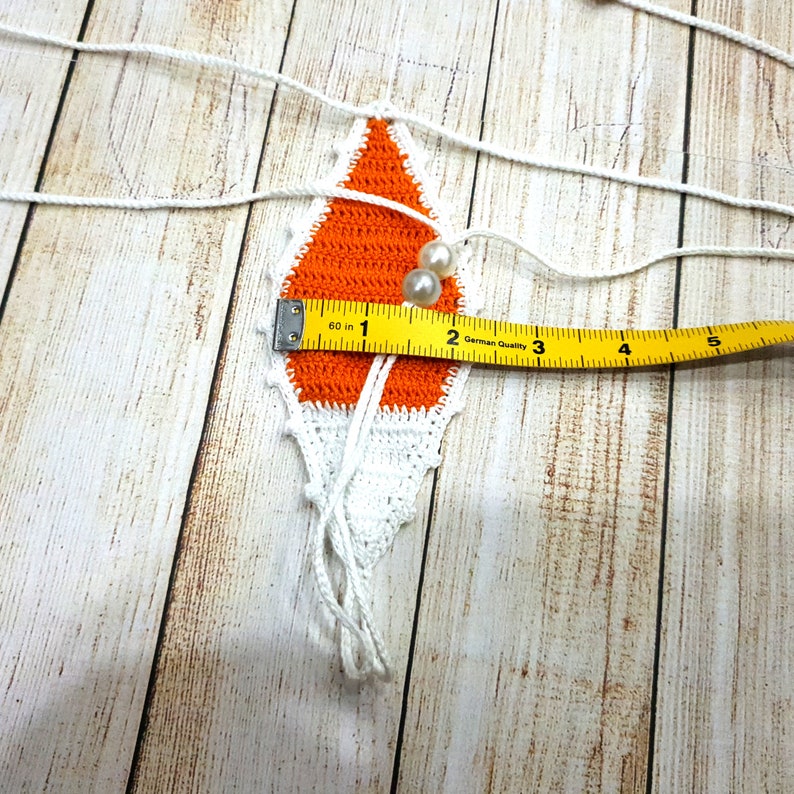 Crochet Extreme Micro Bikini Bottom Teardrop Micro G-string - Etsy