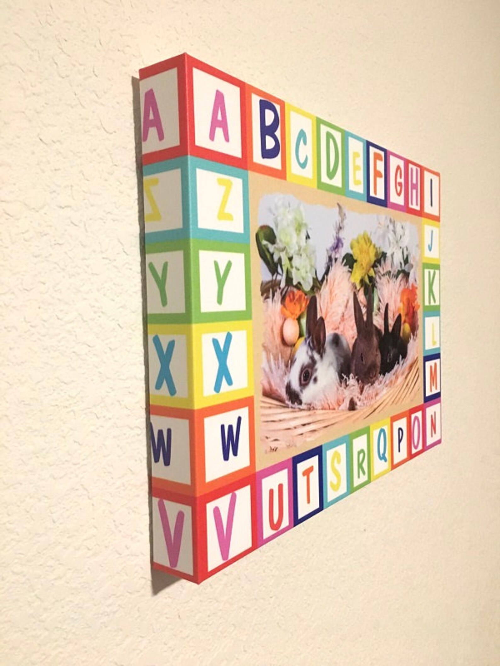 Colorful Childrens Wall Art Playroom Wall Decor Animals - Etsy