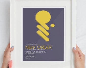 New Order Poster | Etsy UK