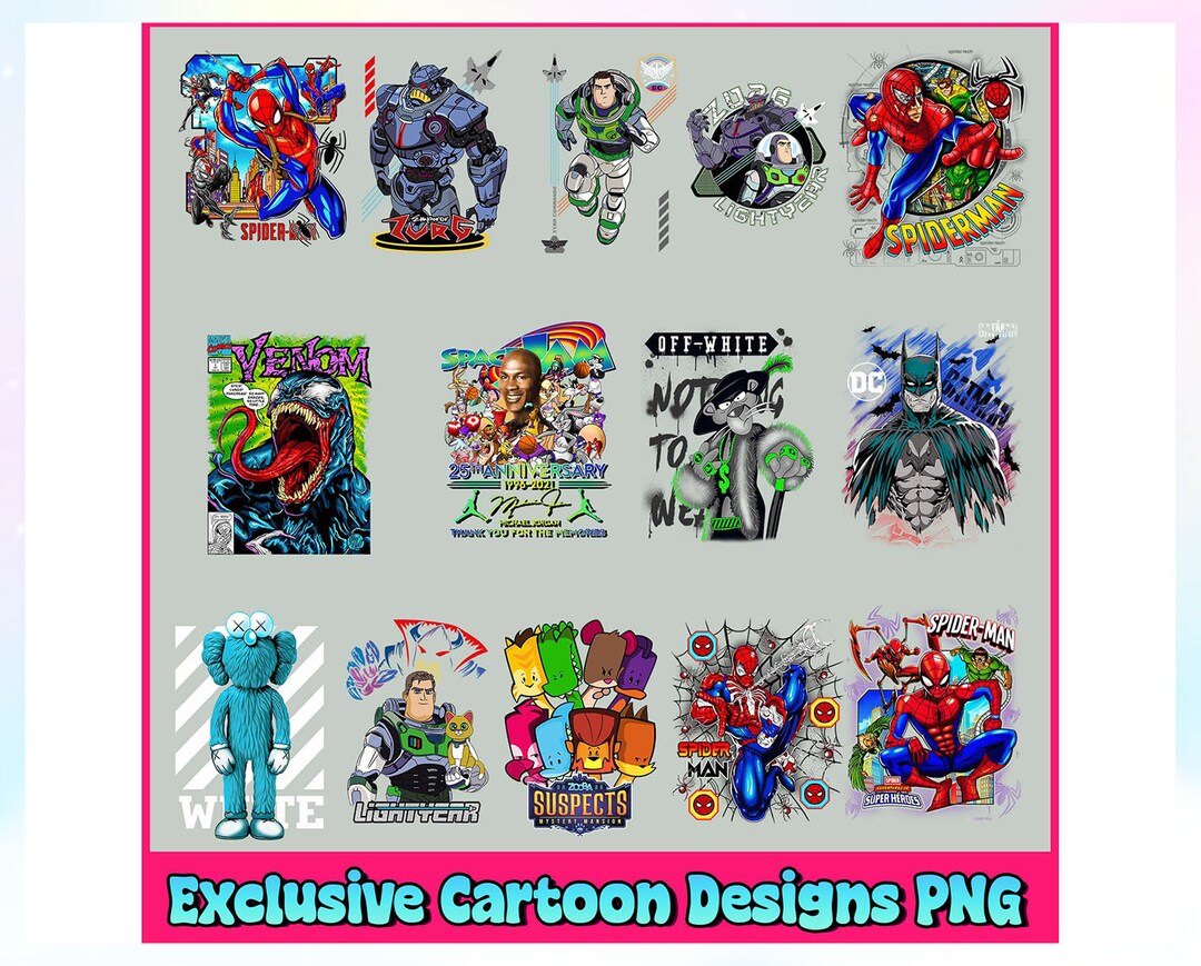 Exclusive Cartoon Designs PNG, Popular Designs T-shirt Designs Mug ...