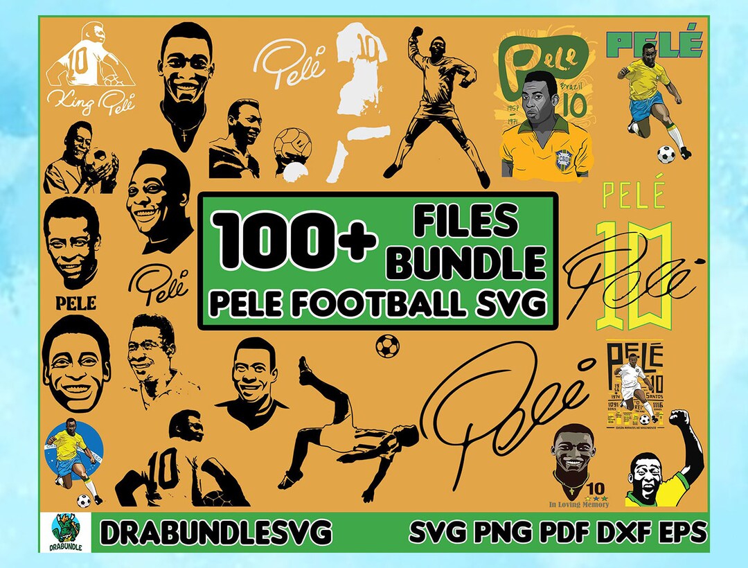 100 Legends Never Die PNG, RIP Pele 1940 2022 Legend Pelé Png, Pele ...