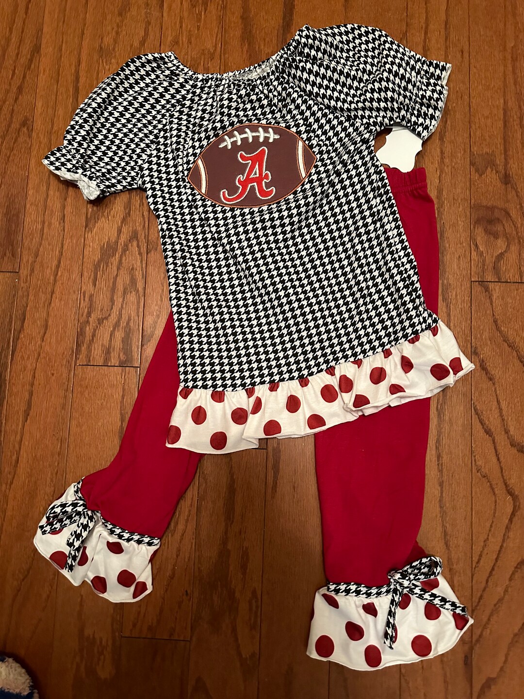 Bama Ruffle Outfit Toddler Bama Outfit Alabama Pants Outfit - Etsy