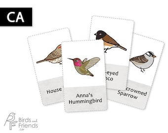 California Printable Backyard Birds of California Field - Etsy